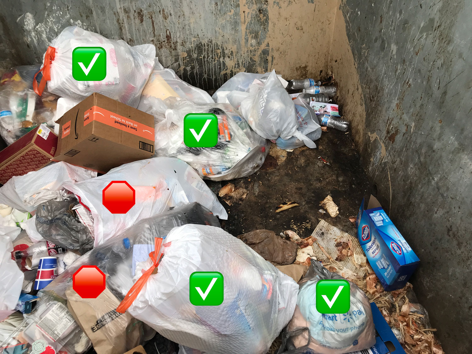 Bag your trash and tie it up – Tropicana Villas Homes Association Community